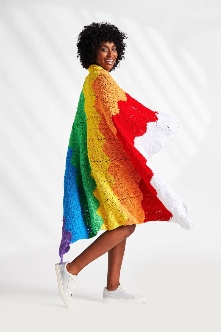 30 Free Striped Crochet Blanket Patterns Blitsy