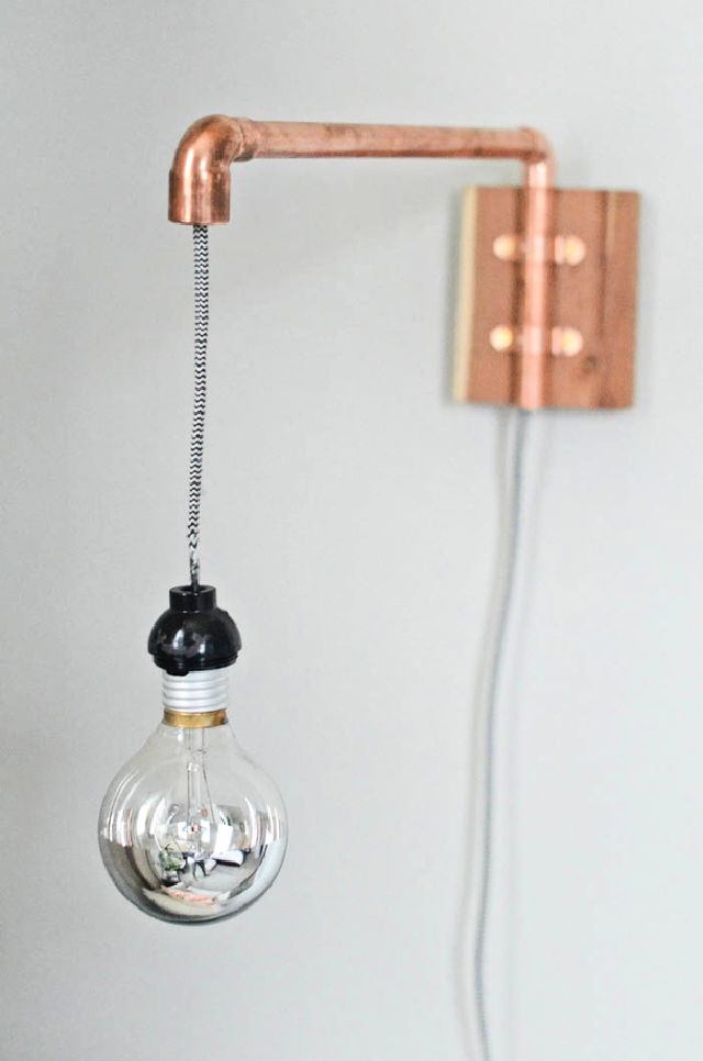 DIY Wall Sconce - Step by Step Instructions - Blitsy