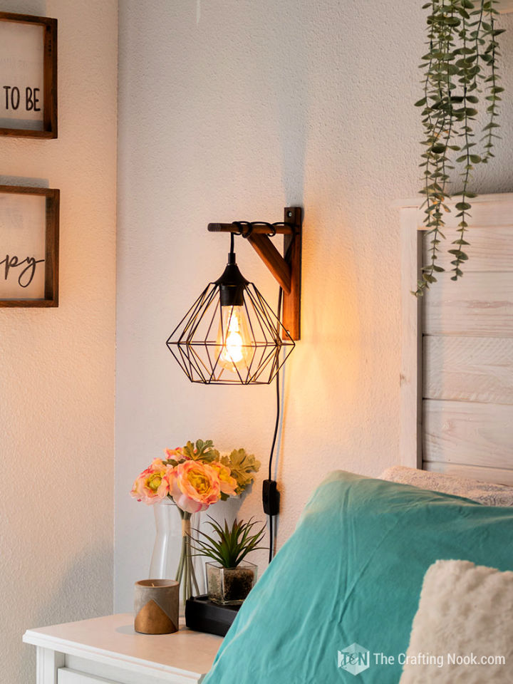 DIY Wall Sconce - Step by Step Instructions - Blitsy
