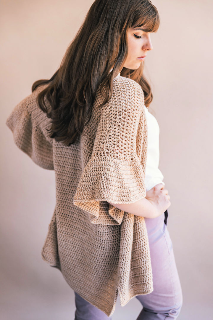 50 Free Crochet Cardigan Patterns (Step by Step Pattern)