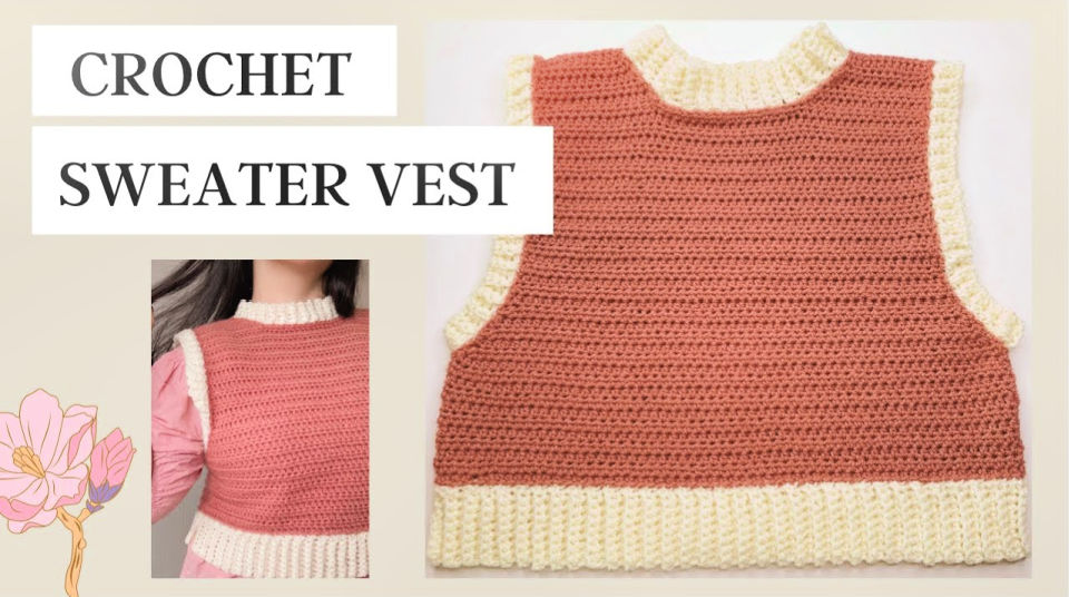 25 Free Crochet Sweater Vest Patterns for Beginners - Blitsy