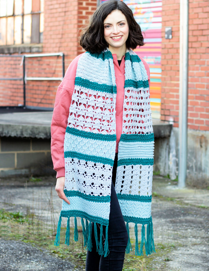 25 Free Lacy Crochet Scarf Patterns (Lace Scarf Pattern)