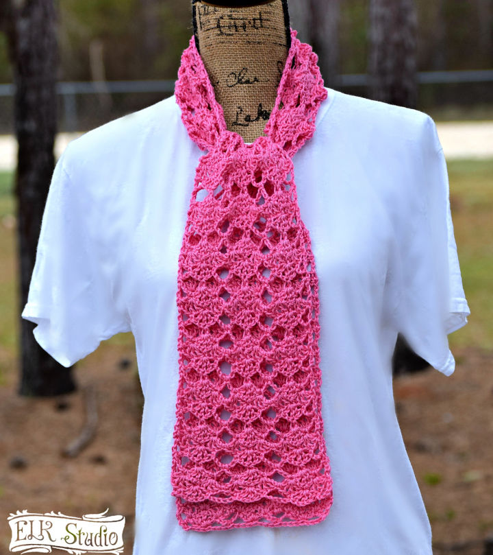 25 Free Lacy Crochet Scarf Patterns (Lace Scarf Pattern)