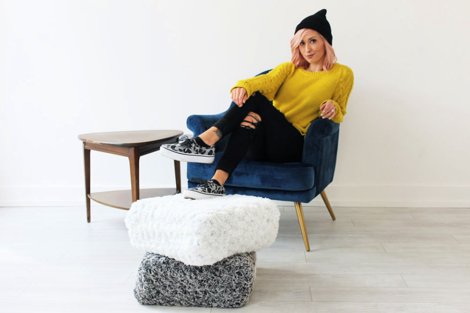 25 Free Crochet Pouf Patterns (Crochet Ottoman Pattern) - Blitsy