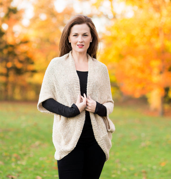 Easy Knit Shrug Pattern - Blitsy