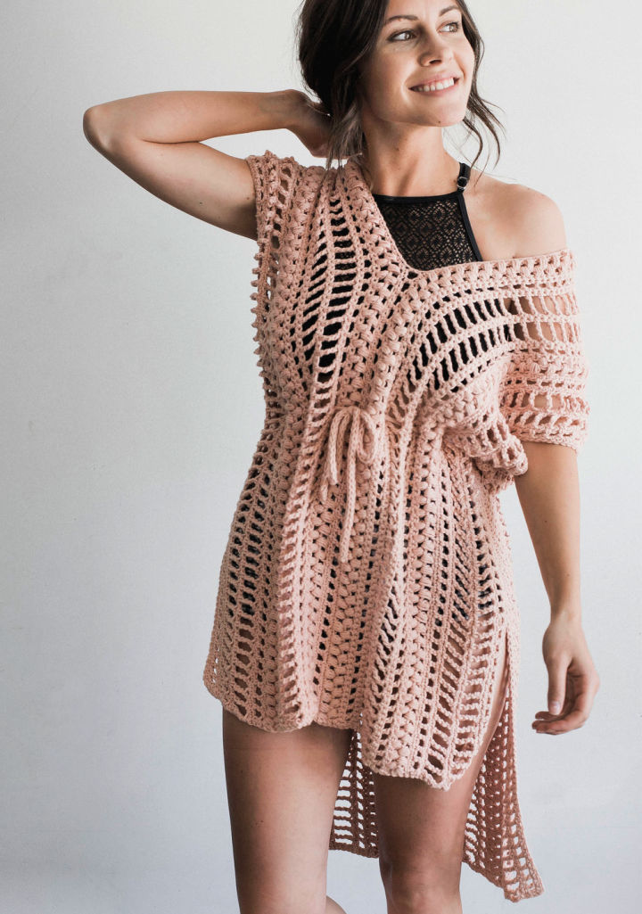 25 Crochet Beach Cover up Patterns (Free PDF Pattern) - Blitsy