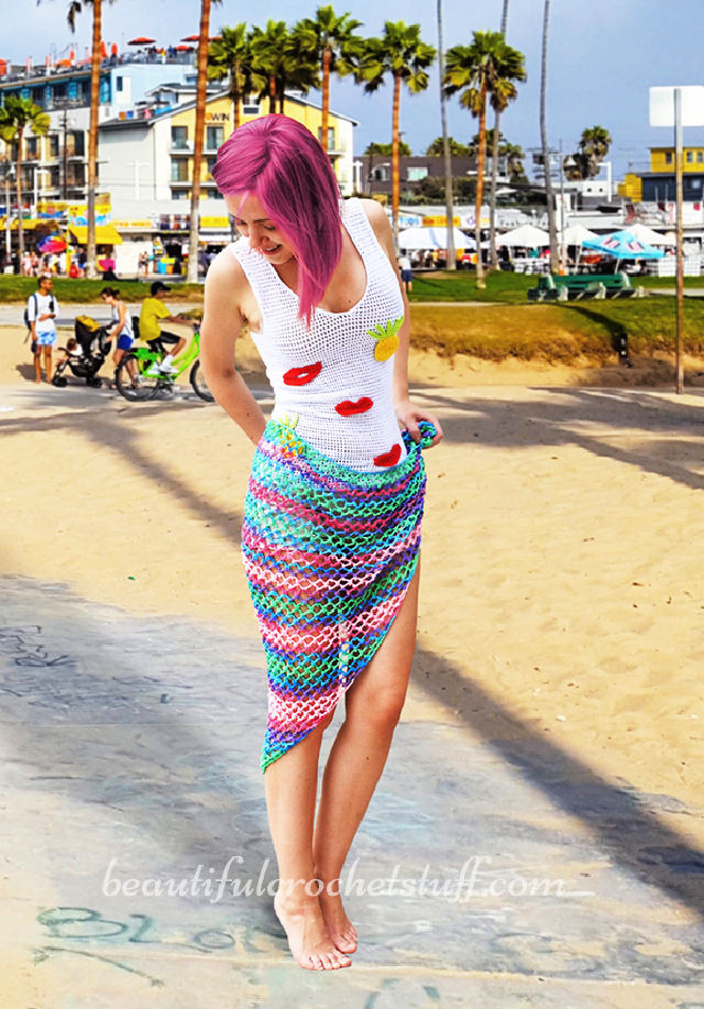 25 Crochet Beach Cover up Patterns (Free PDF Pattern) - Blitsy