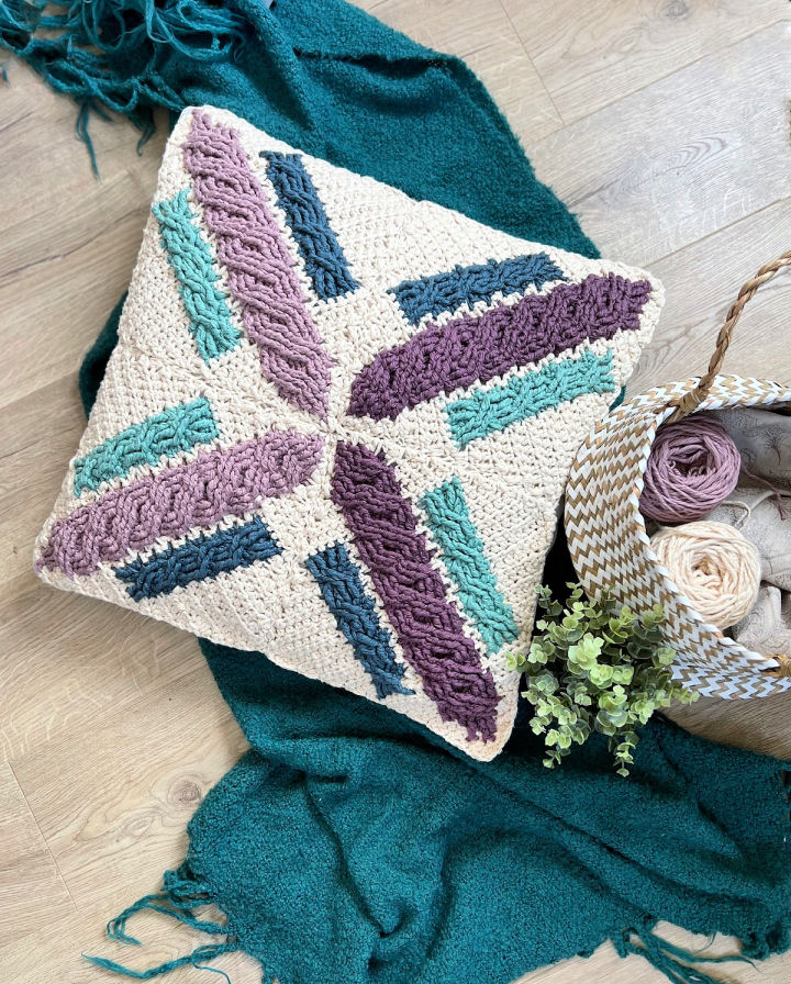 50 Free Crochet Pillow Patterns (Pillow Cover Pattern) - Blitsy
