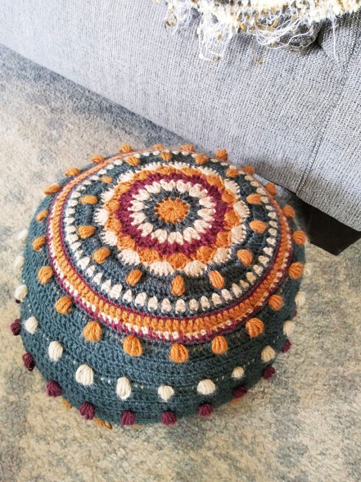 25 Free Crochet Pouf Patterns (Crochet Ottoman Pattern) - Blitsy