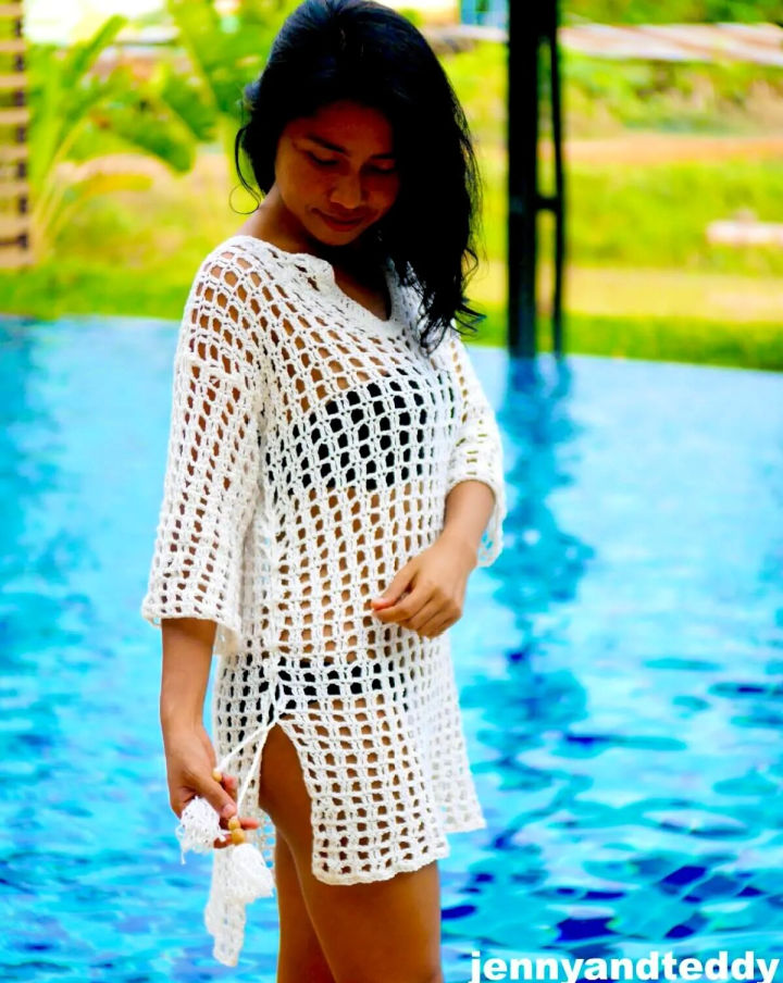 25 Crochet Beach Cover up Patterns (Free PDF Pattern) - Blitsy