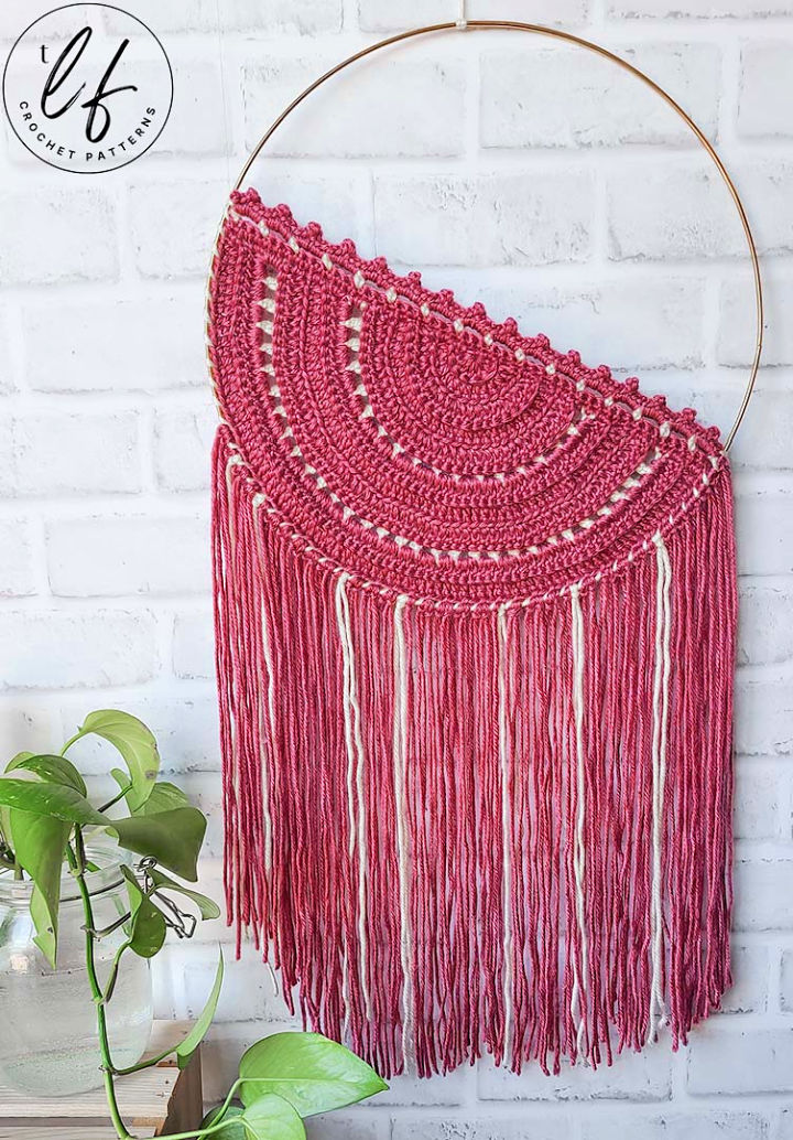 25 Free Crochet Wall Hanging Patterns (Wall Art Pattern) - Blitsy