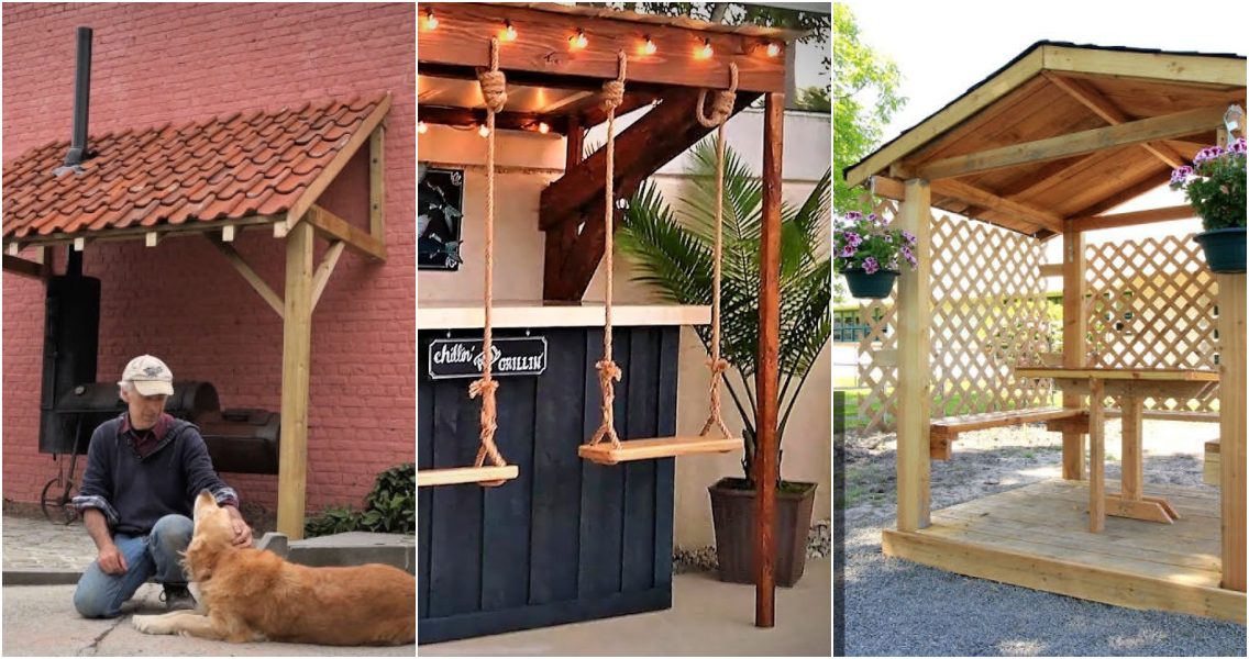 DIY Grill Shelter With Step by Step Instructions - Blitsy