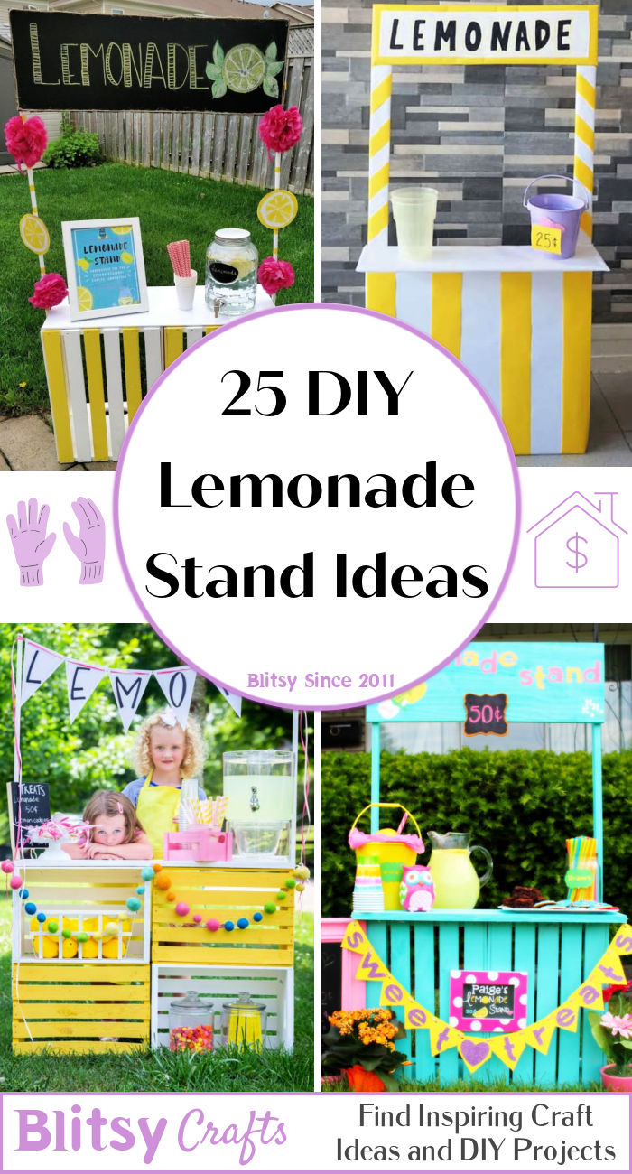 DIY Lemonade Stand for Kids - Blitsy