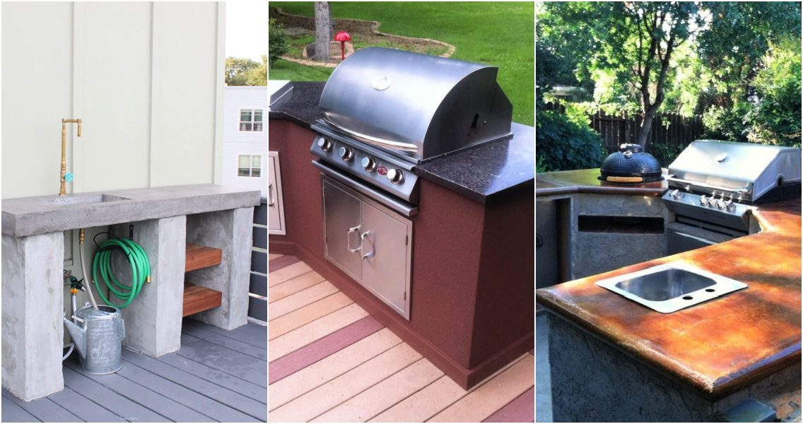 DIY Outdoor Countertops - Step by Step Guide - Blitsy