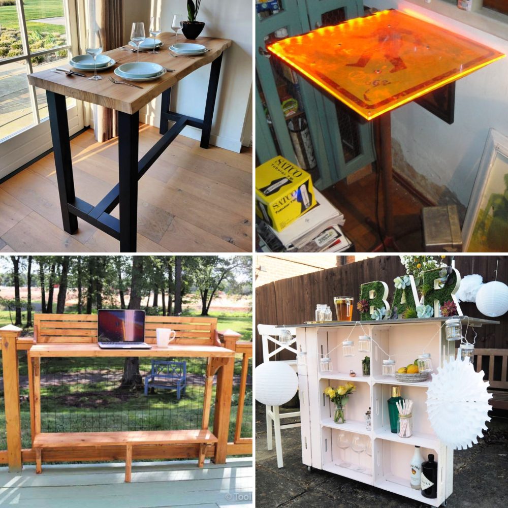 DIY Bar Table - Step by Step Guide - Blitsy