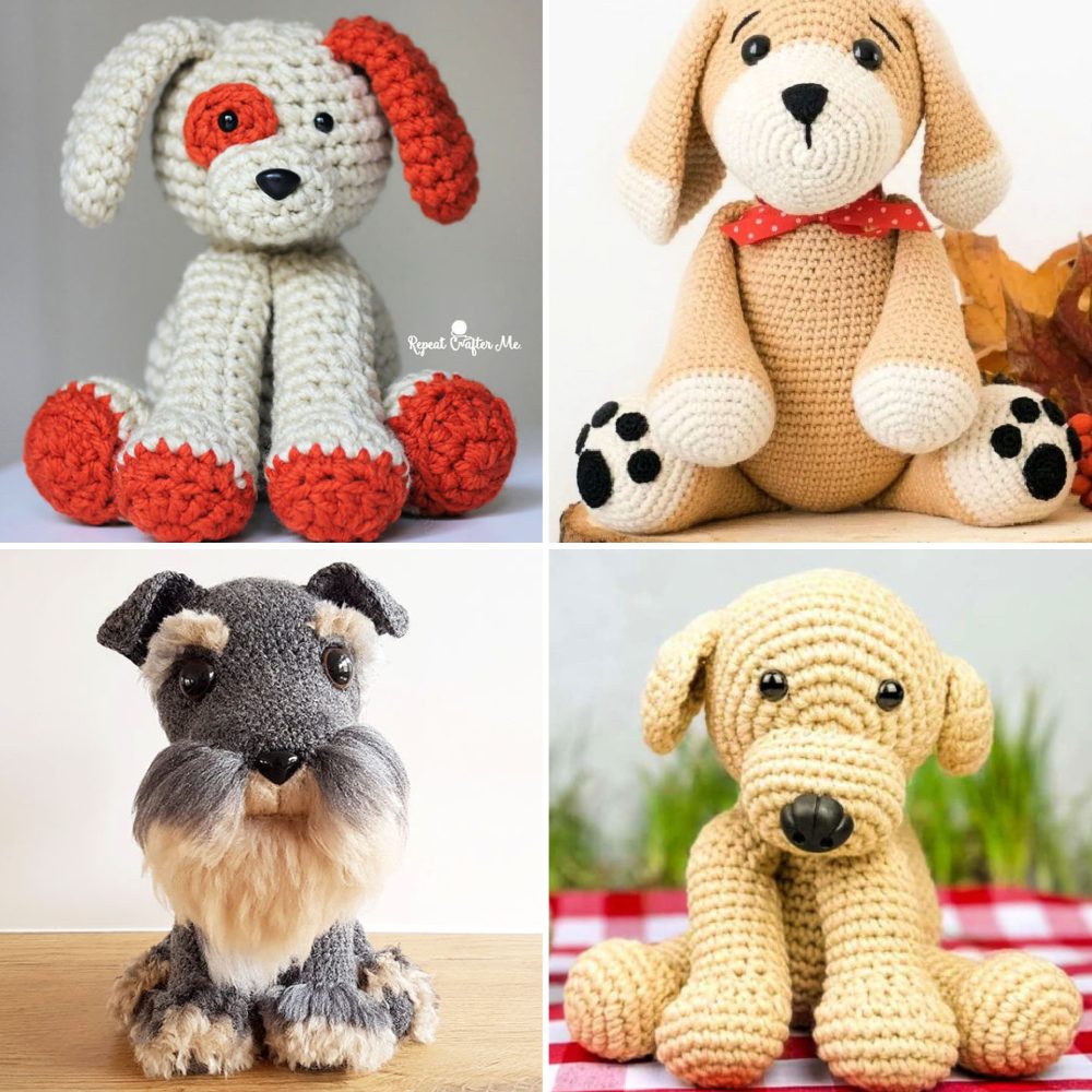 25 Free Crochet Dog Patterns (Amigurumi Dog Pattern) - Blitsy