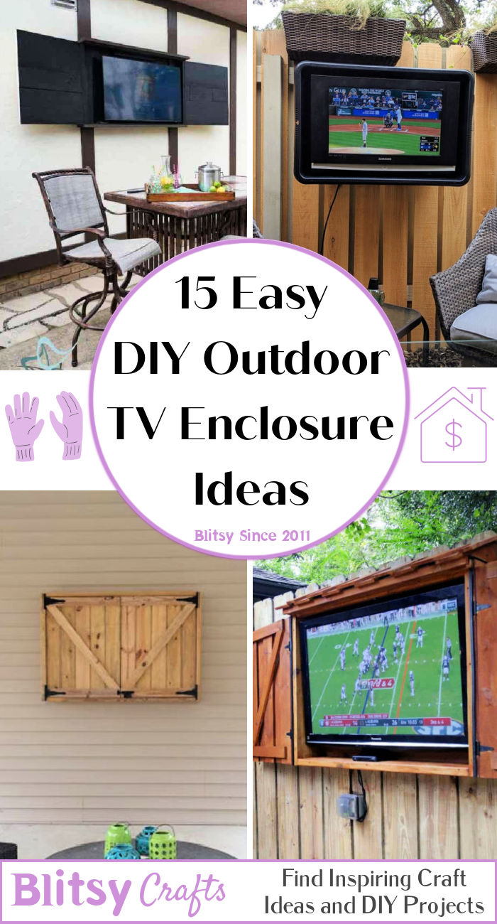 DIY Outdoor TV Enclosure To Keep Your Investment Safe - Blitsy