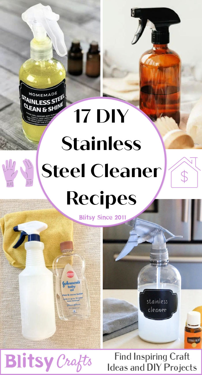 DIY Stainless Steel Cleaner - Step by Step Guide - Blitsy