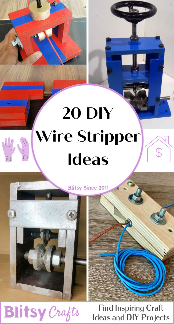DIY Wire Stripper (How to Strip Wire) - Blitsy