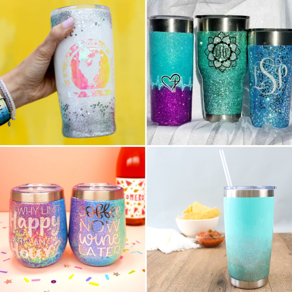 DIY Glitter Tumbler - Step by Step Instructions - Blitsy