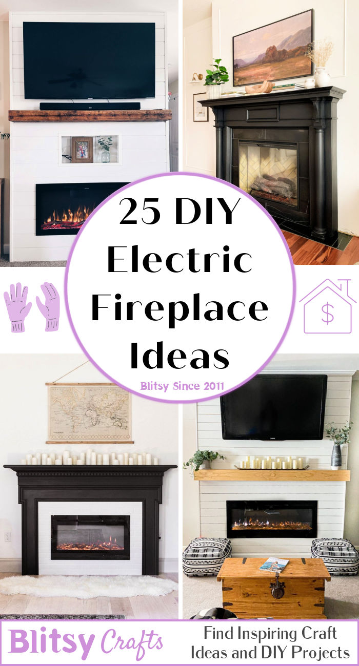 DIY Electric Fireplace - Step by Step Instructions - Blitsy