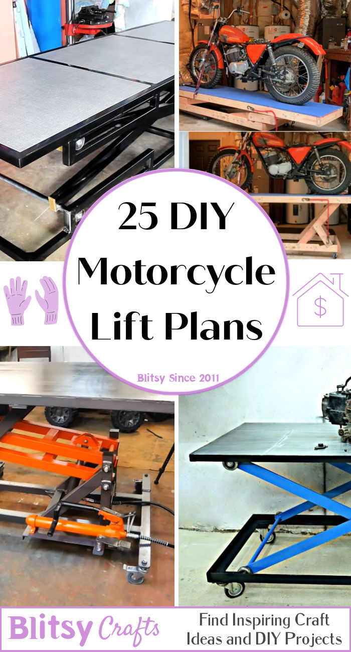DIY Motorcycle Lift Plans - Blitsy