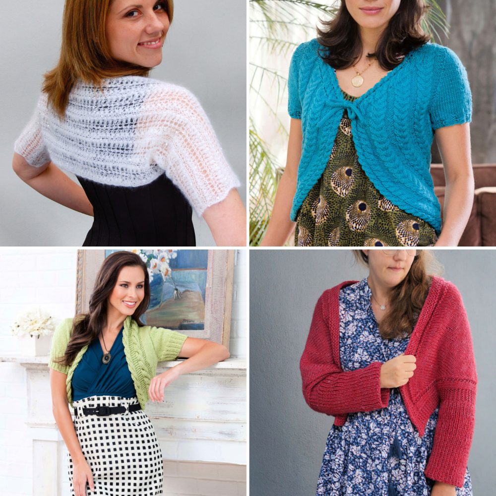 Easy Knit Shrug Pattern - Blitsy