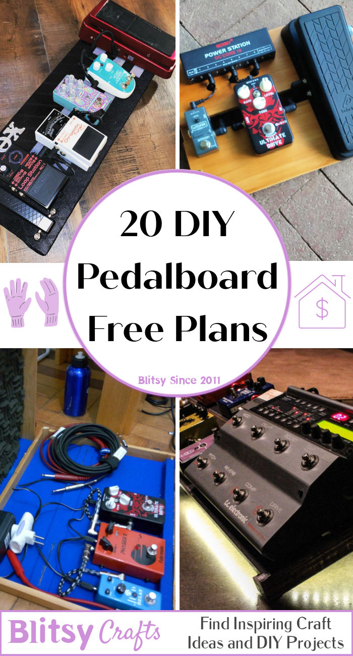 DIY Pedalboard To Organize Your Guitar Pedals - Blitsy
