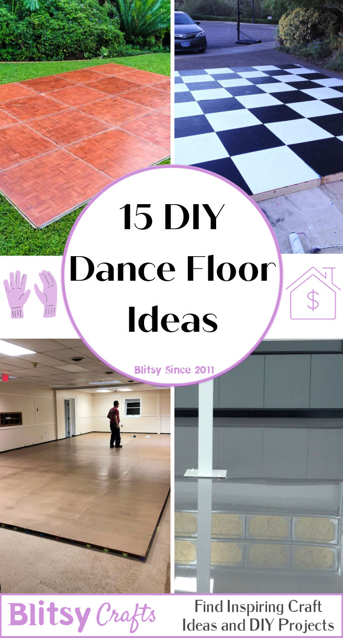 DIY Dance Floor on A Budget - Blitsy