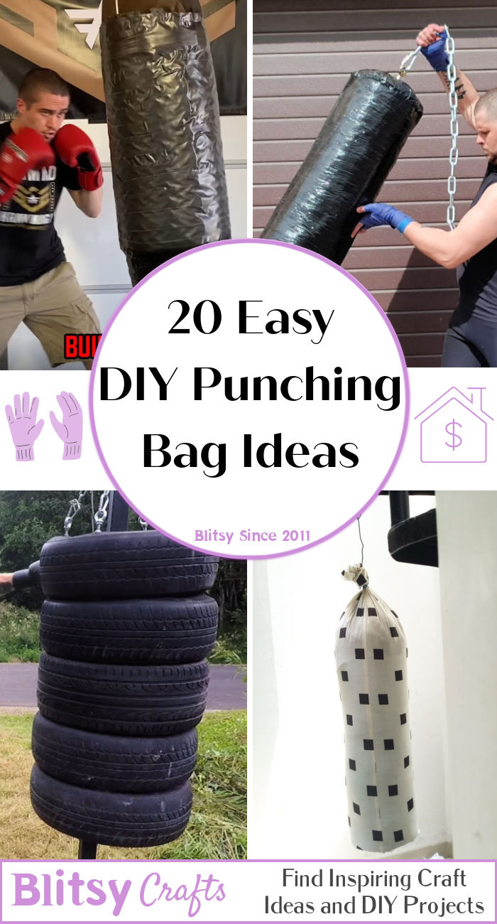 Homemade DIY Punching Bag - Blitsy