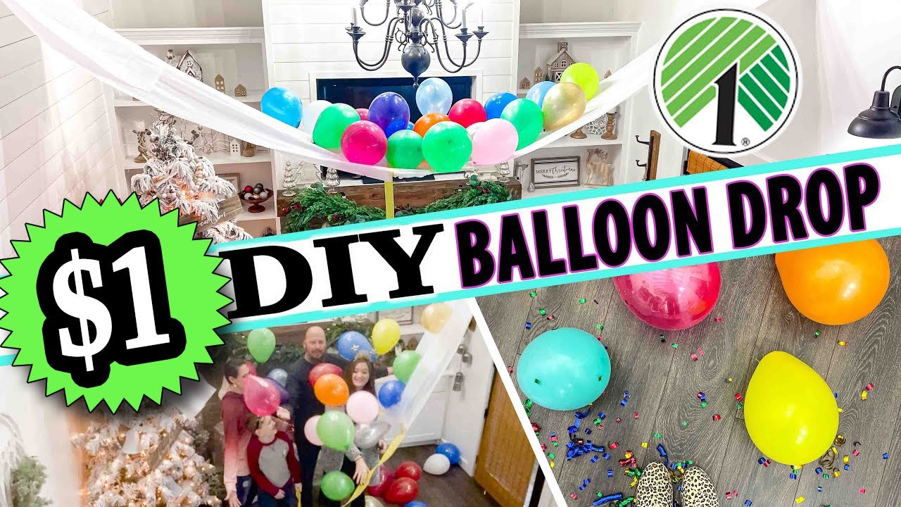 DIY Balloon Drop for A Memorable Party Experience - Blitsy
