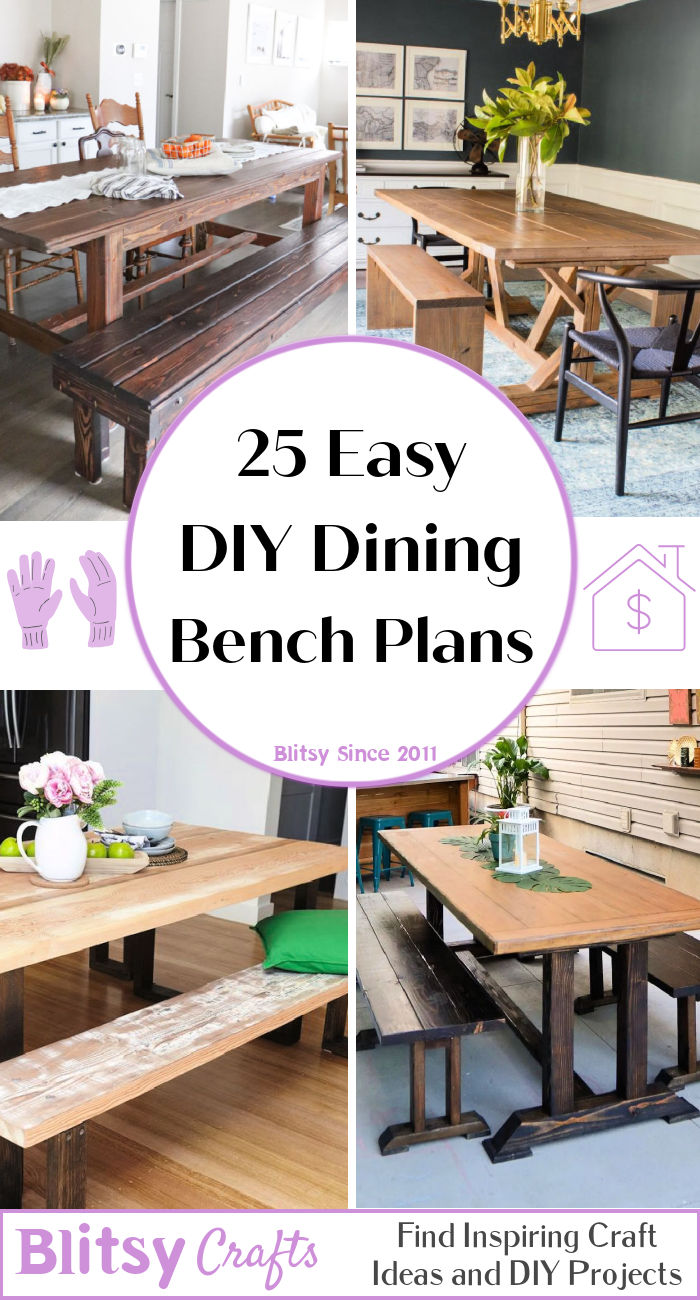 DIY Dining Bench for Your Dining Space - Blitsy
