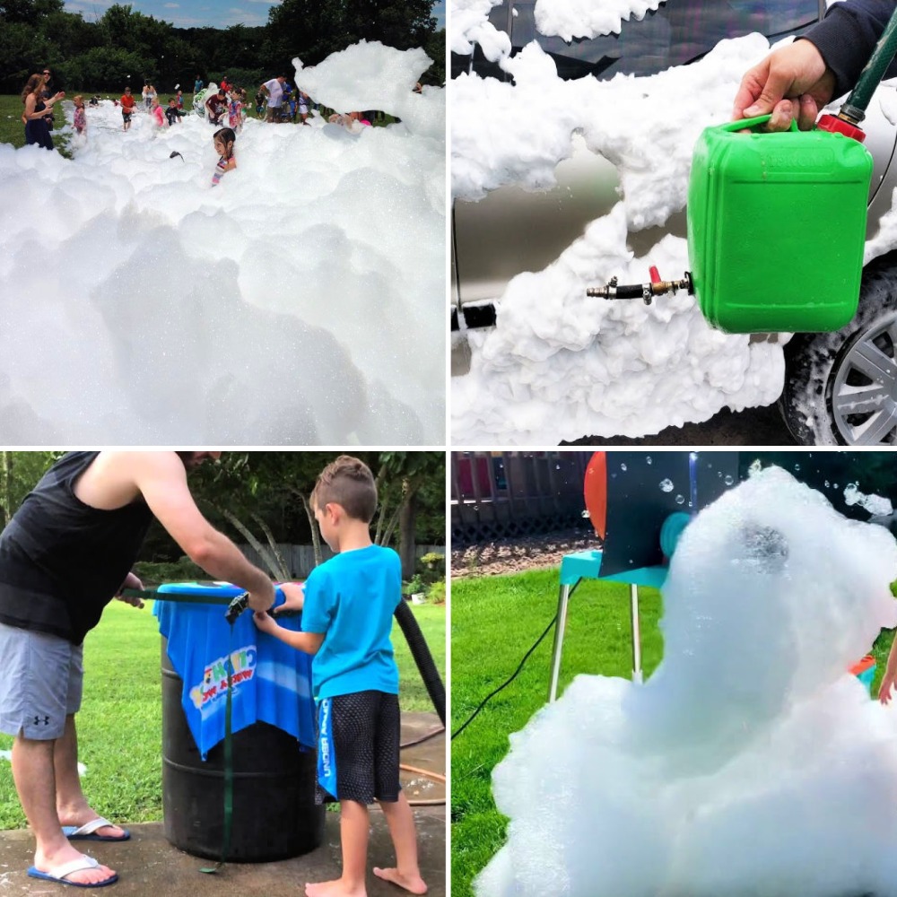 DIY Foam Machine - Step by Step Instructions - Blitsy