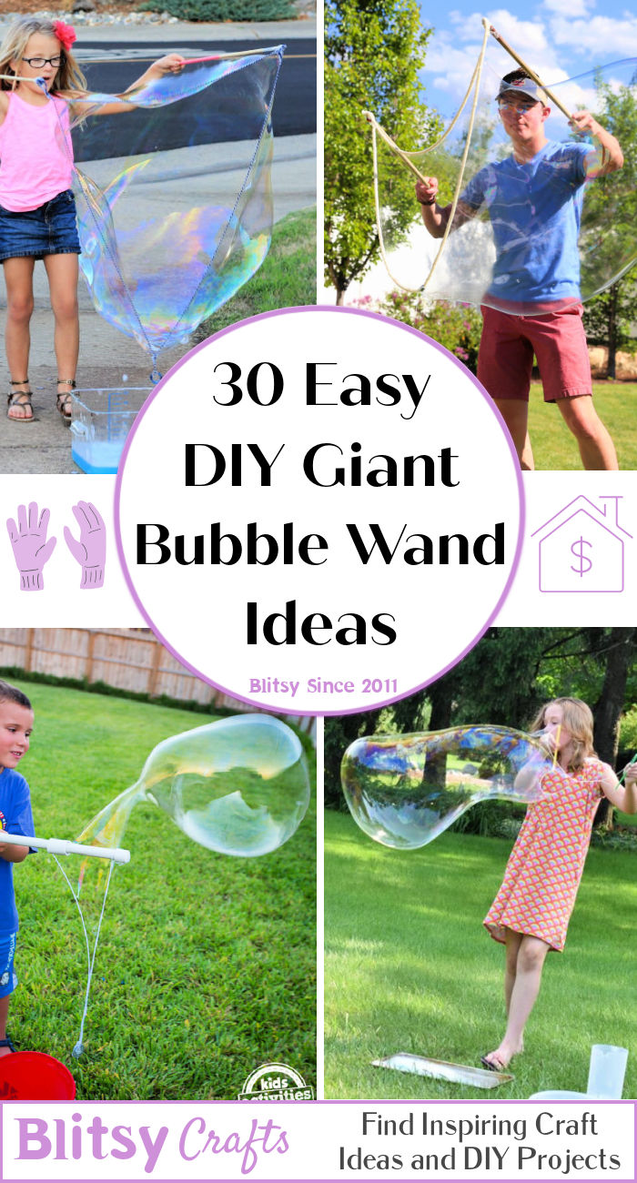 DIY Giant Bubble Wand - Step by Step Guide - Blitsy