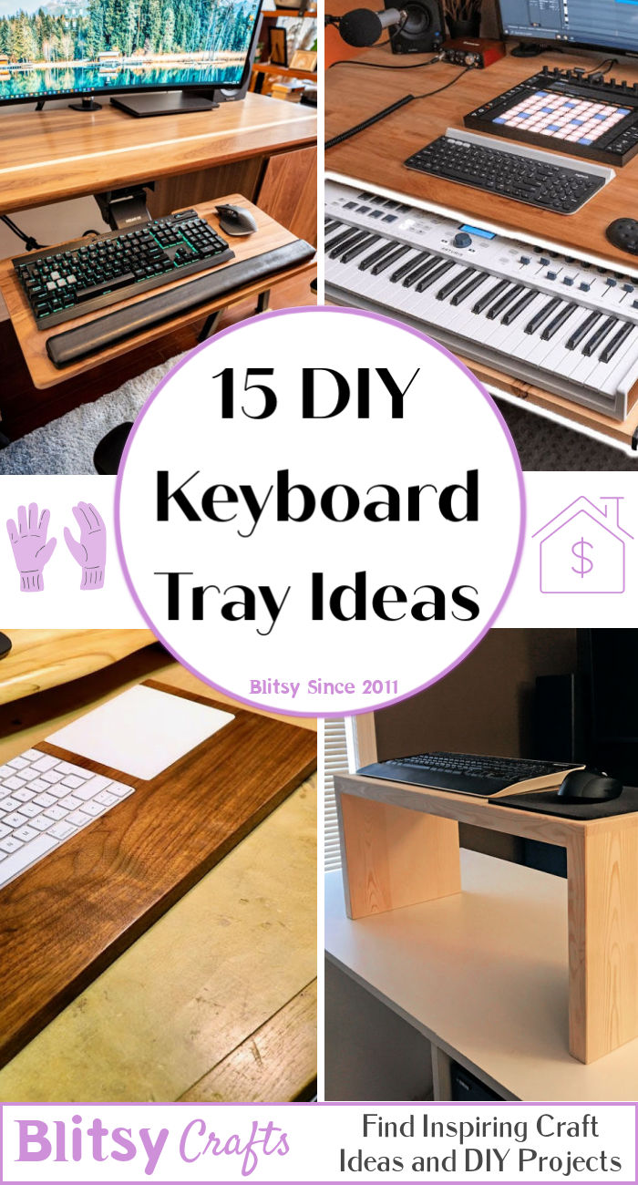 DIY Keyboard Tray - Step by Step Instructions - Blitsy