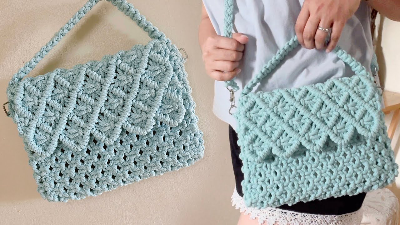 DIY Macrame Bag Pattern - Blitsy