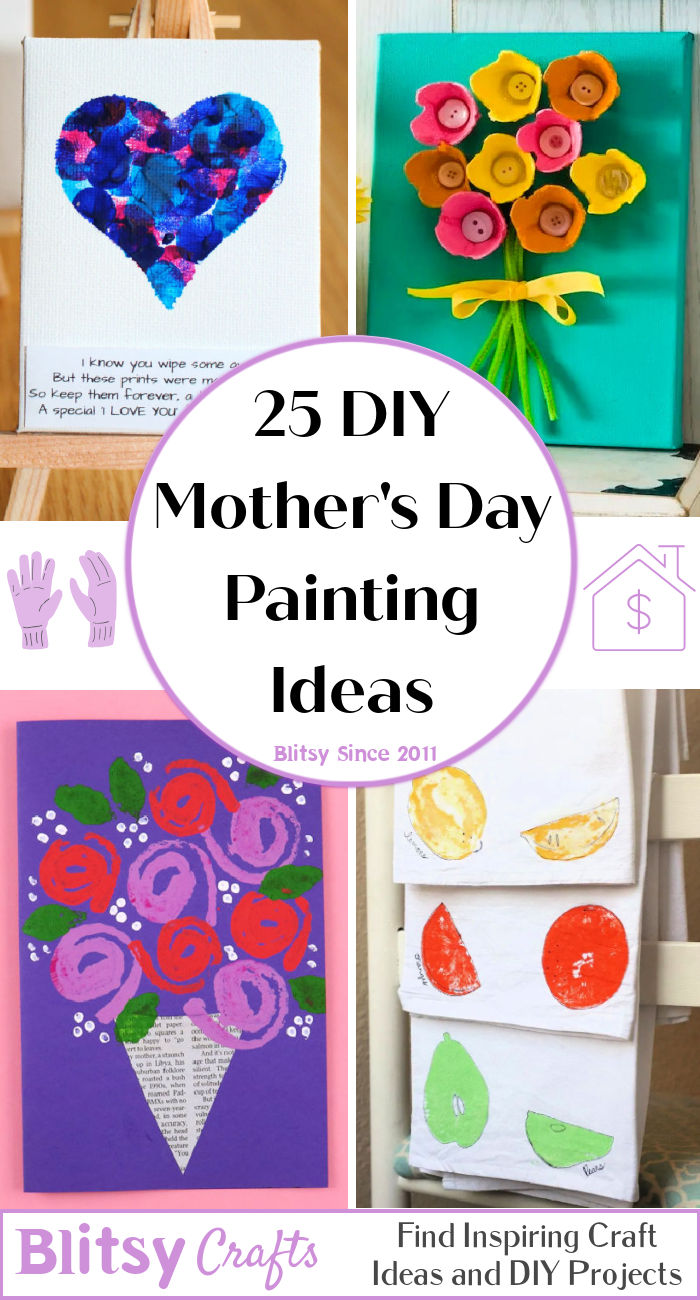 25 Easy Mother's Day Painting Ideas to Try - Blitsy
