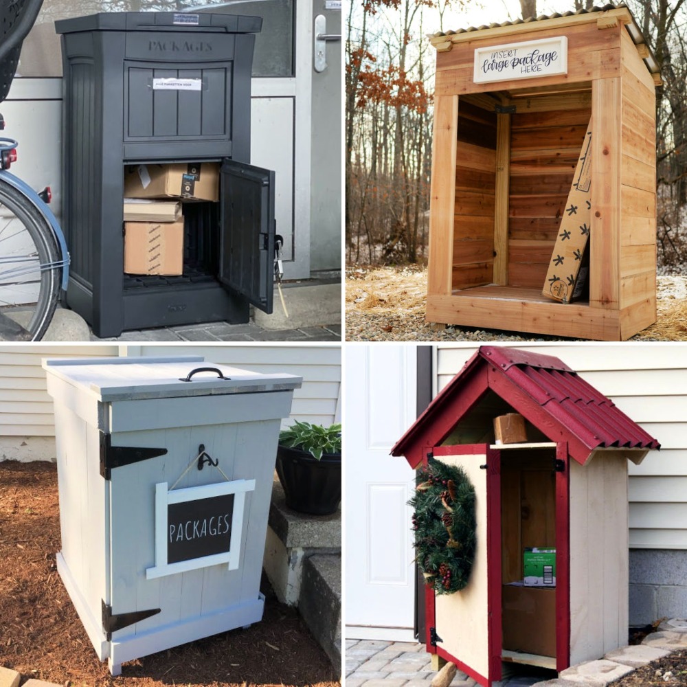 DIY Package Drop Box - Step by Step Instructions - Blitsy