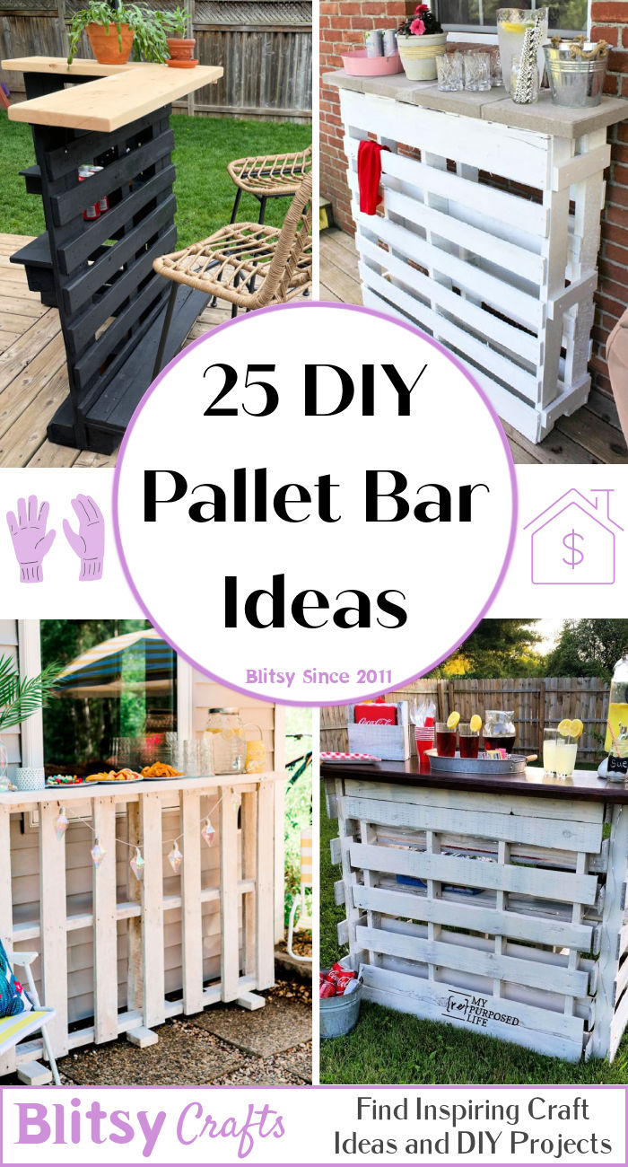 DIY Pallet Bar On a Budget - Blitsy