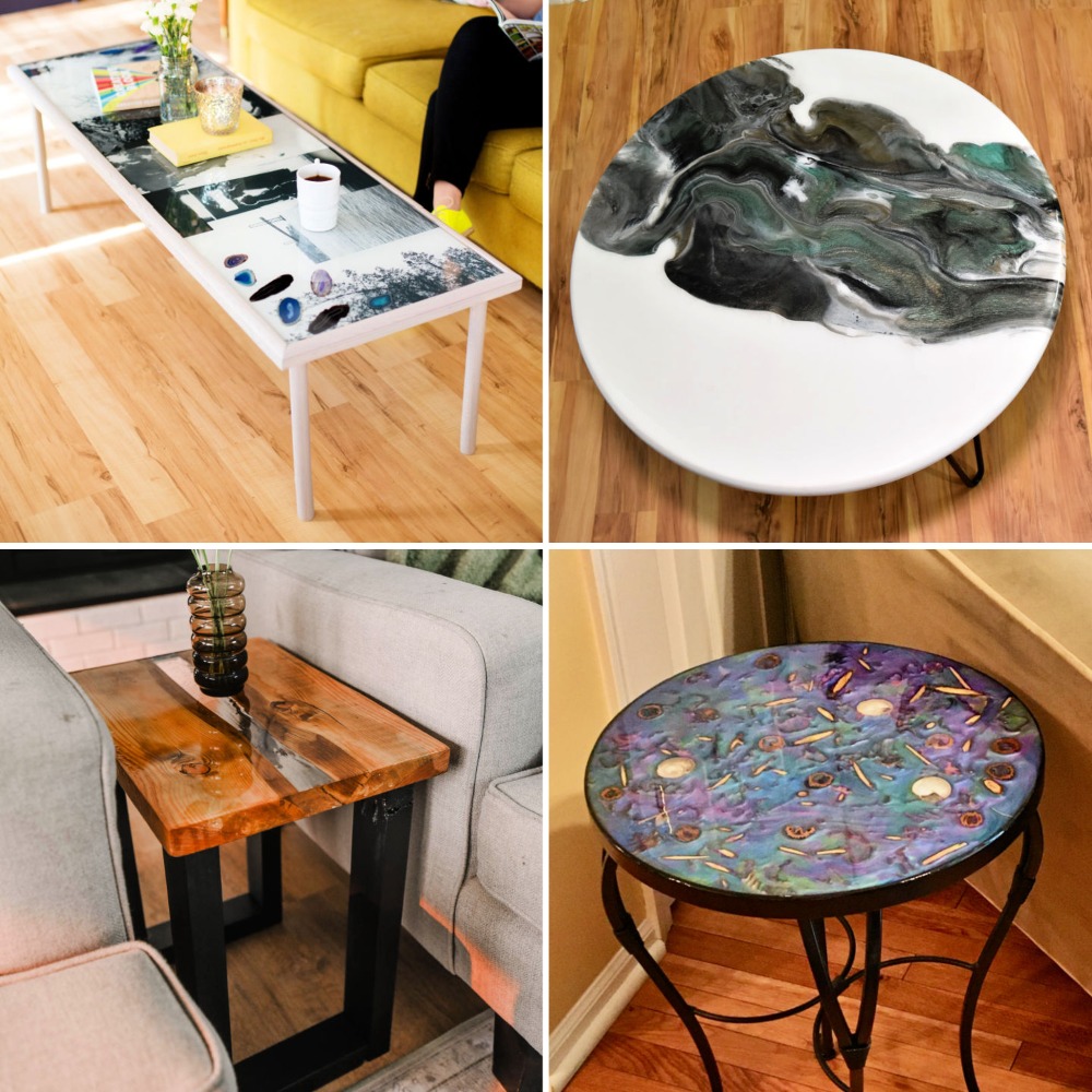 How to Make Epoxy Table - Step by Step Instructions - Blitsy