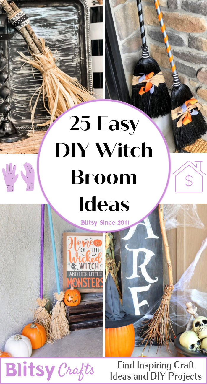 DIY Witch Broom - Step by Step Instructions - Blitsy