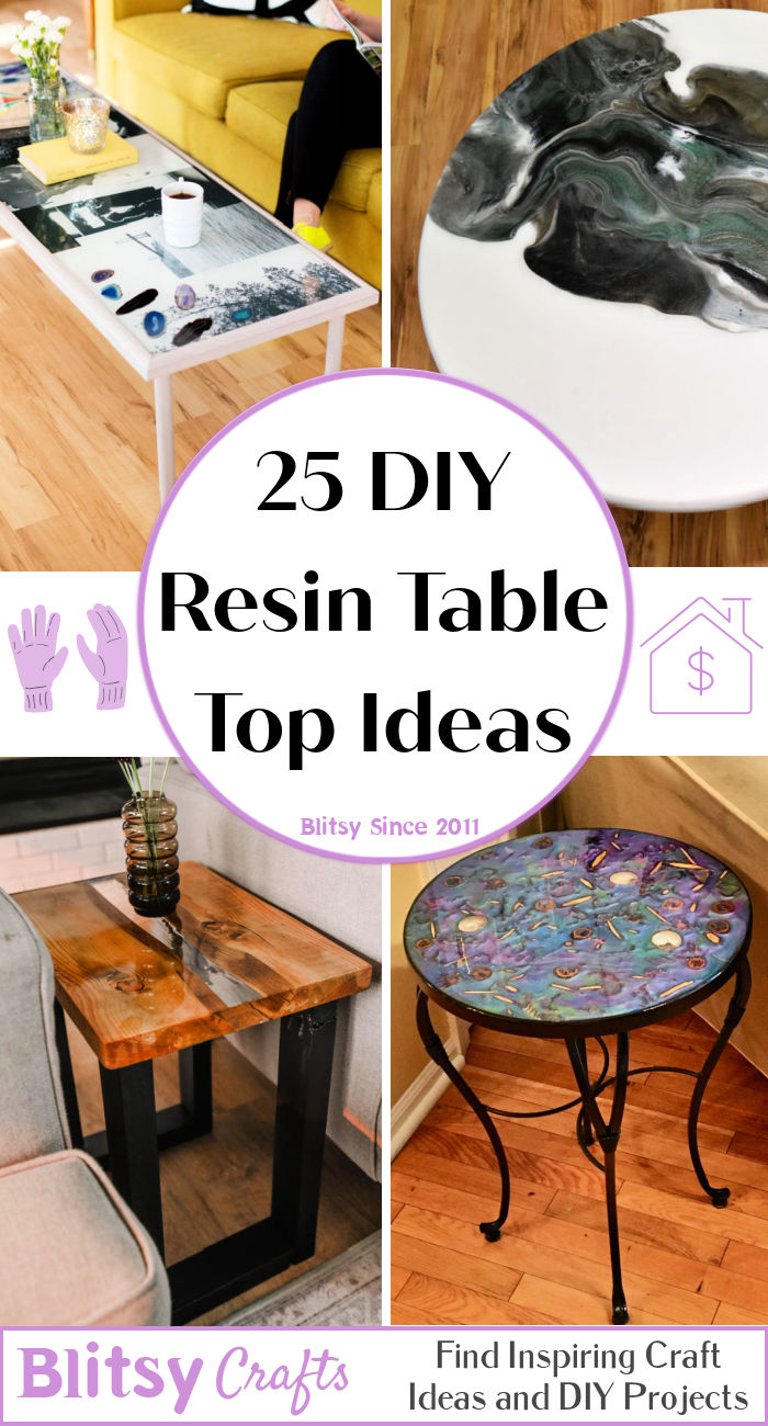 How to Make Epoxy Table - Step by Step Instructions - Blitsy