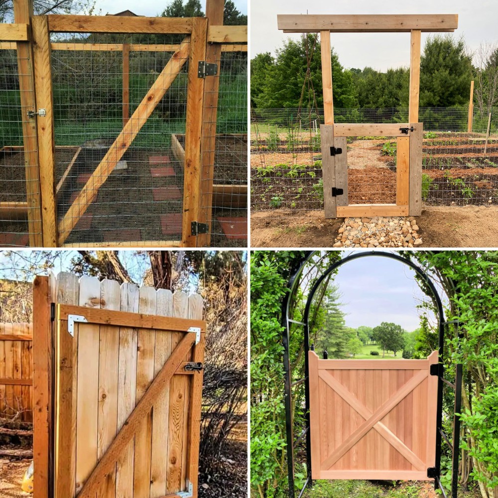 How to Build a Fence Gate - Step by Step Instructions - Blitsy
