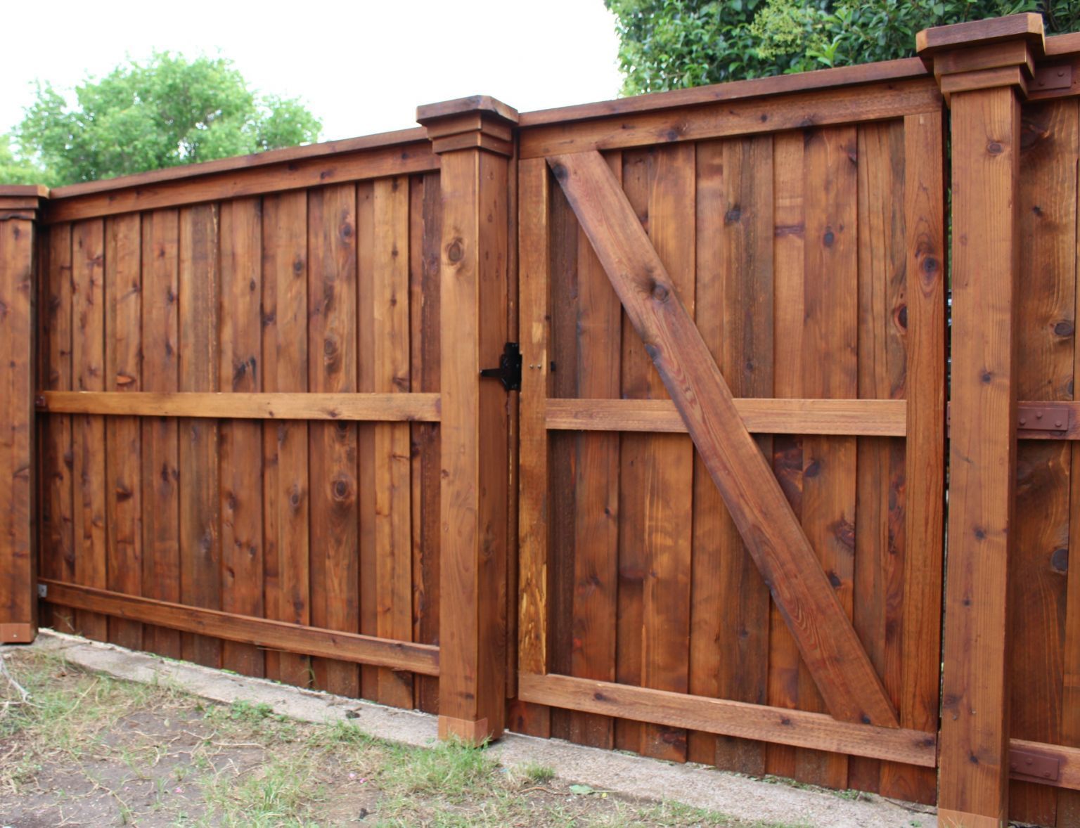 How to Build a Fence Gate - Step by Step Instructions - Blitsy