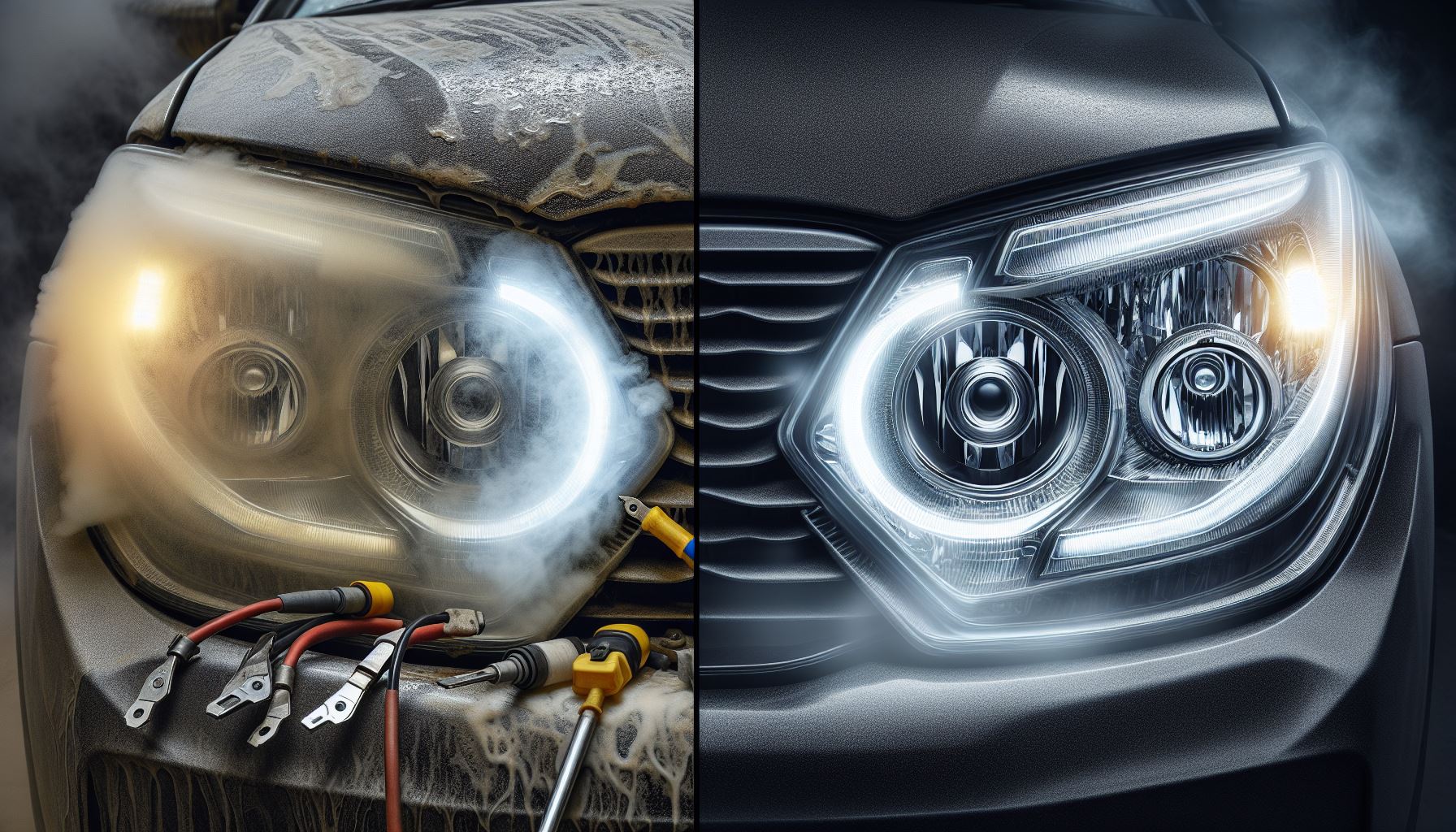 DIY Headlight Restoration: Clean Foggy Headlights - Blitsy