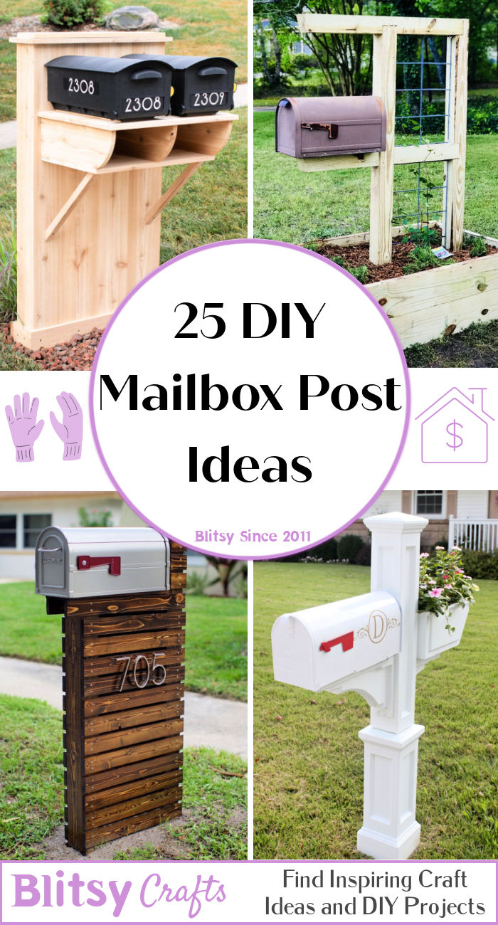 25 Mailbox Post Ideas to Upgrade Your Curb Appeal - Blitsy
