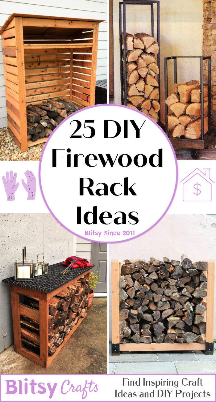 DIY Firewood Rack (25 Free Plans) - Blitsy