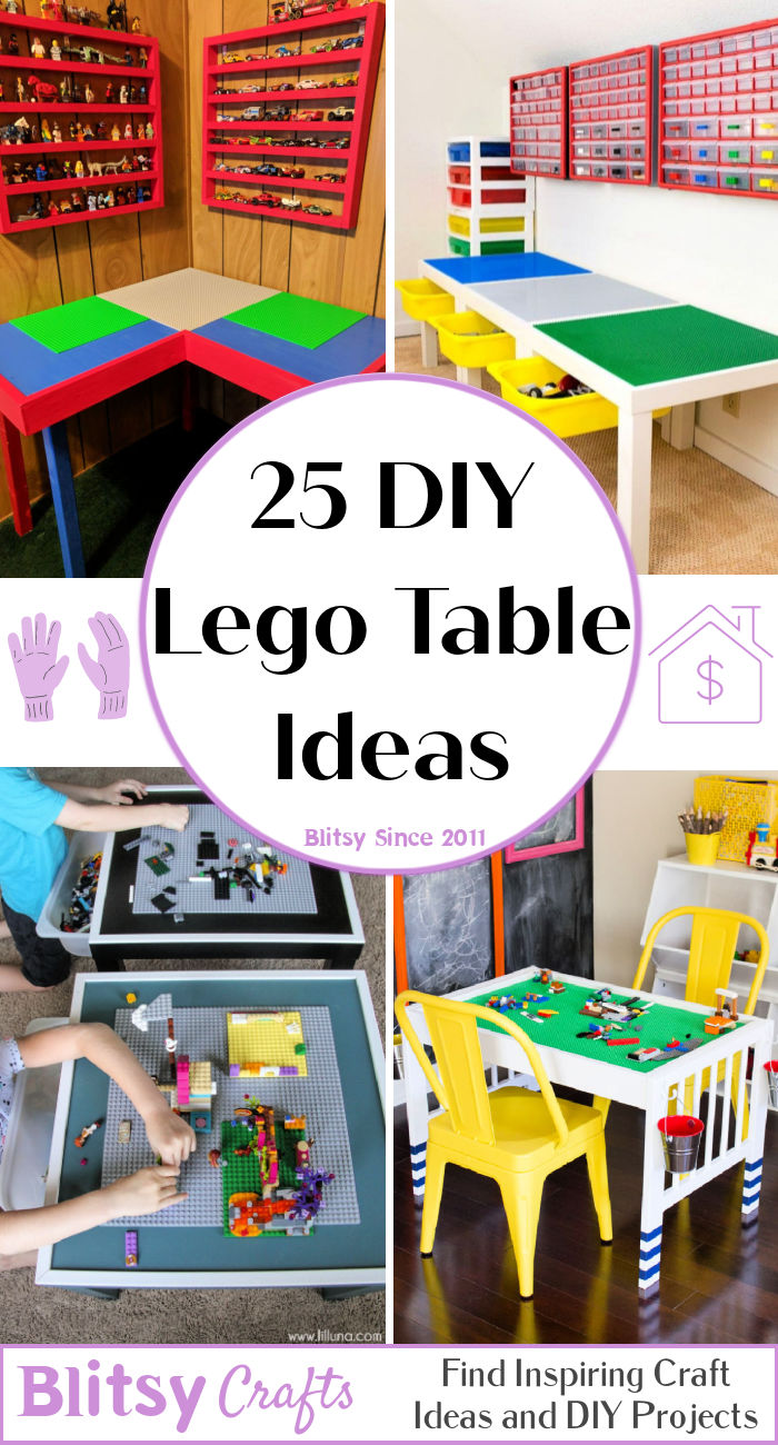 25 Homemade Diy Lego Table Plans With Storage Blitsy