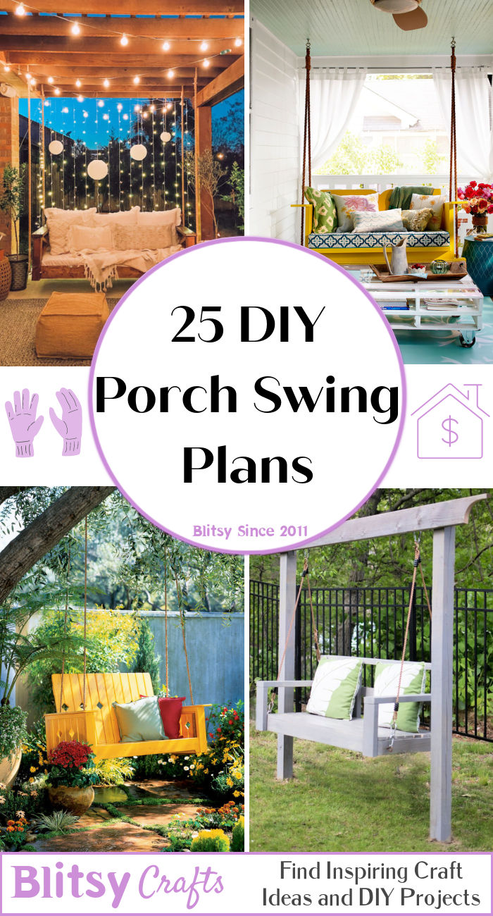 25 Free Porch Swing Plans to Elevate Your Outdoor Space - Blitsy