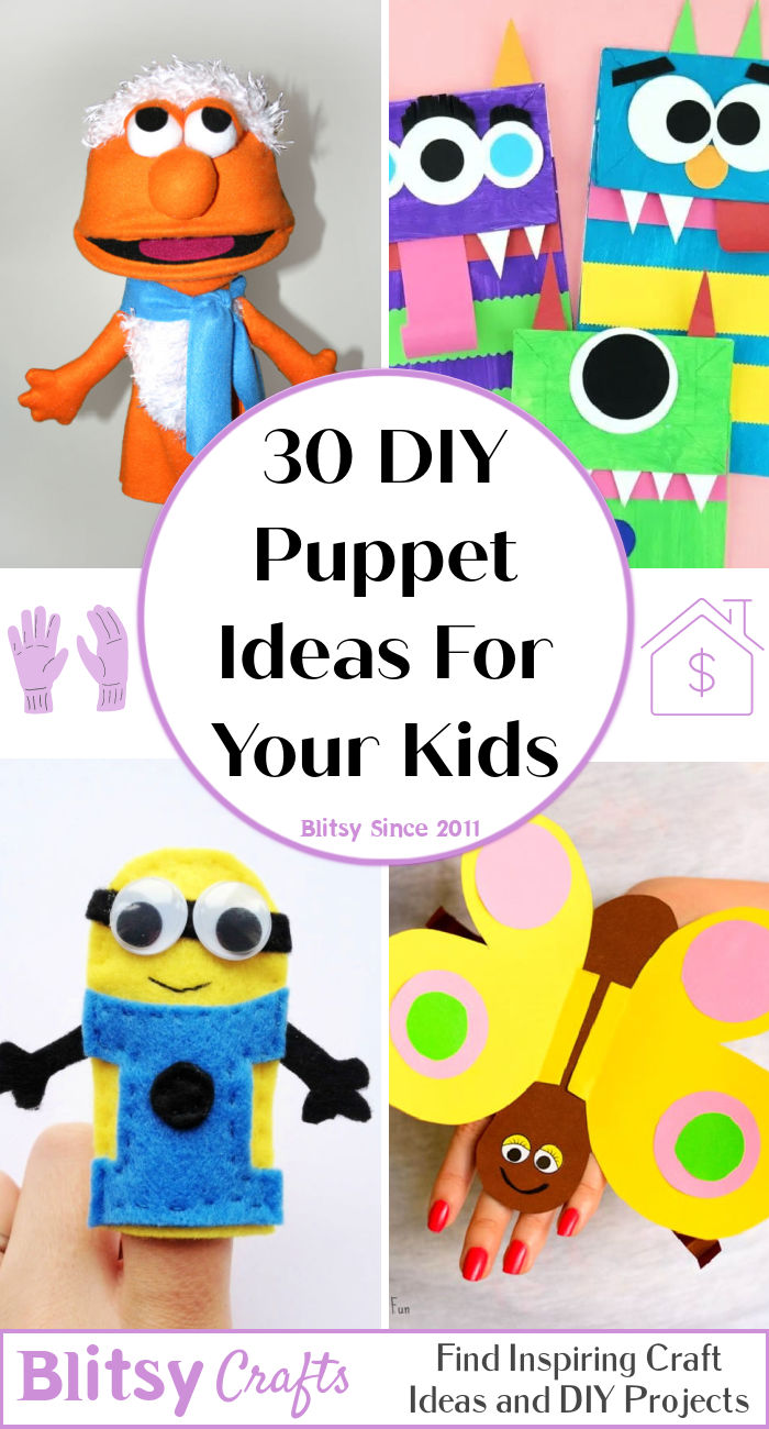 30 Creative DIY Puppet Ideas To Make a Puppet For Your Kids